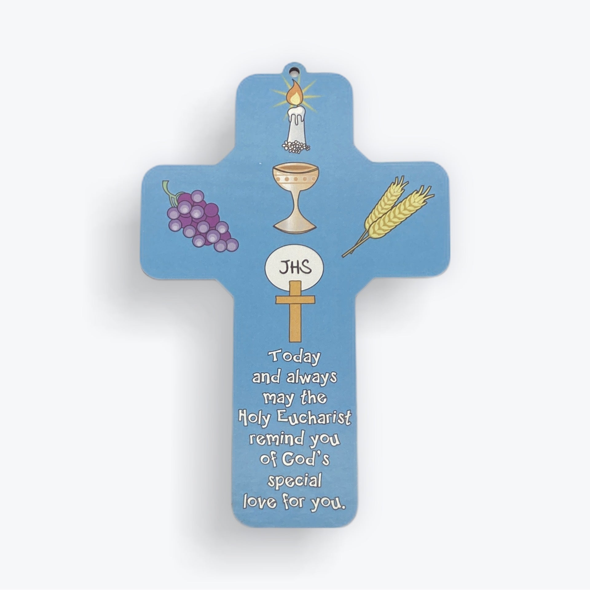 Holy Communion Picture Cross - Eucharist Design | Watermead Gift S